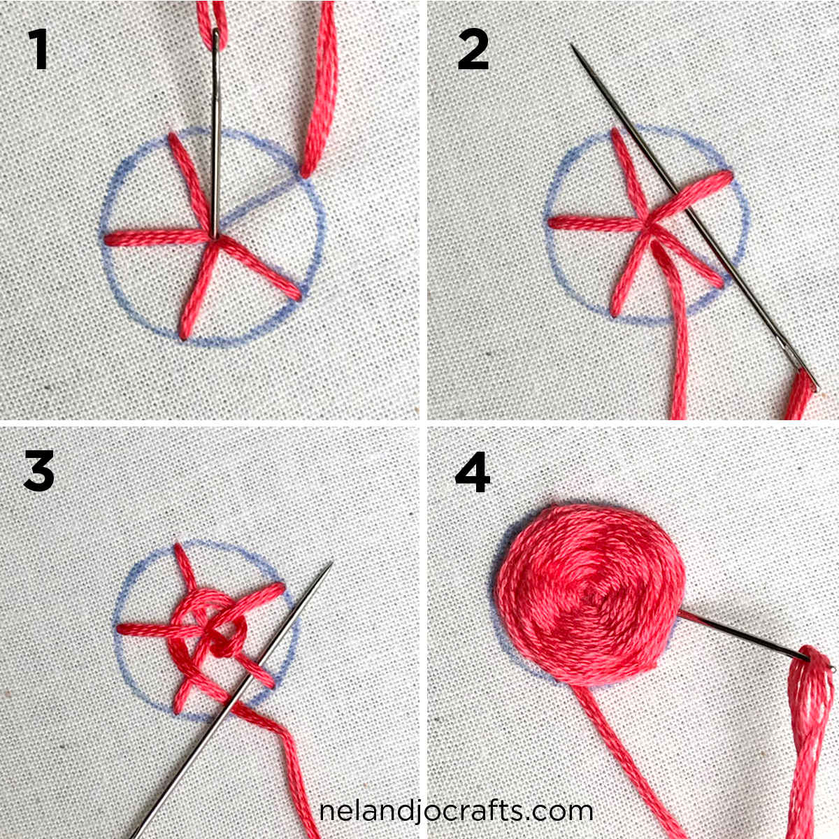 How to make Woven Wheels. - nelandjocrafts.com