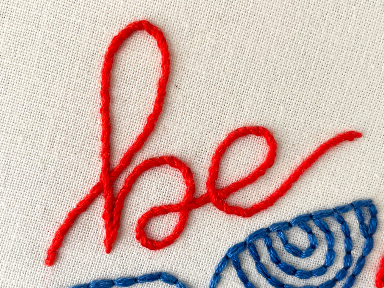 Best Embroidery Stitches For Script Lettering - nelandjocrafts.com