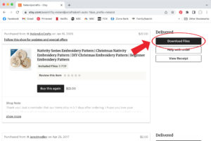 How to download digital files from Etsy - nelandjocrafts.com